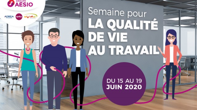 La 1ère semaine pour la Qualité de Vie au Travail chez AÉSIO | AÉSIO